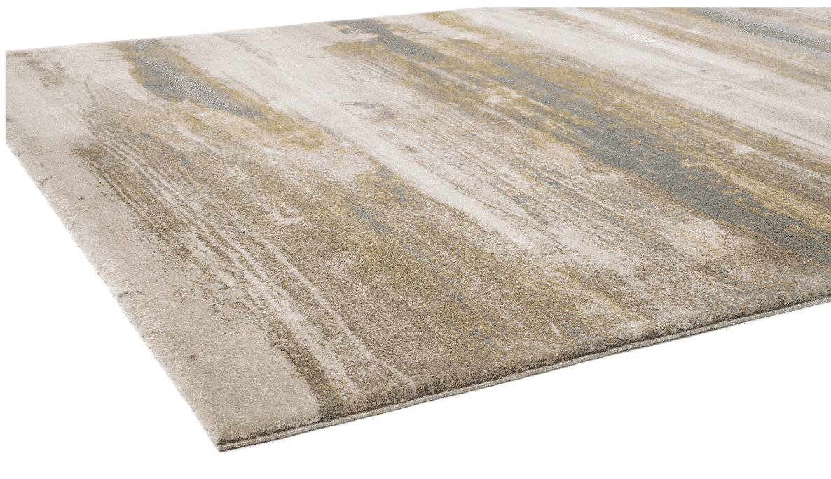 Beige & Teal Area Rug - 2 Danes